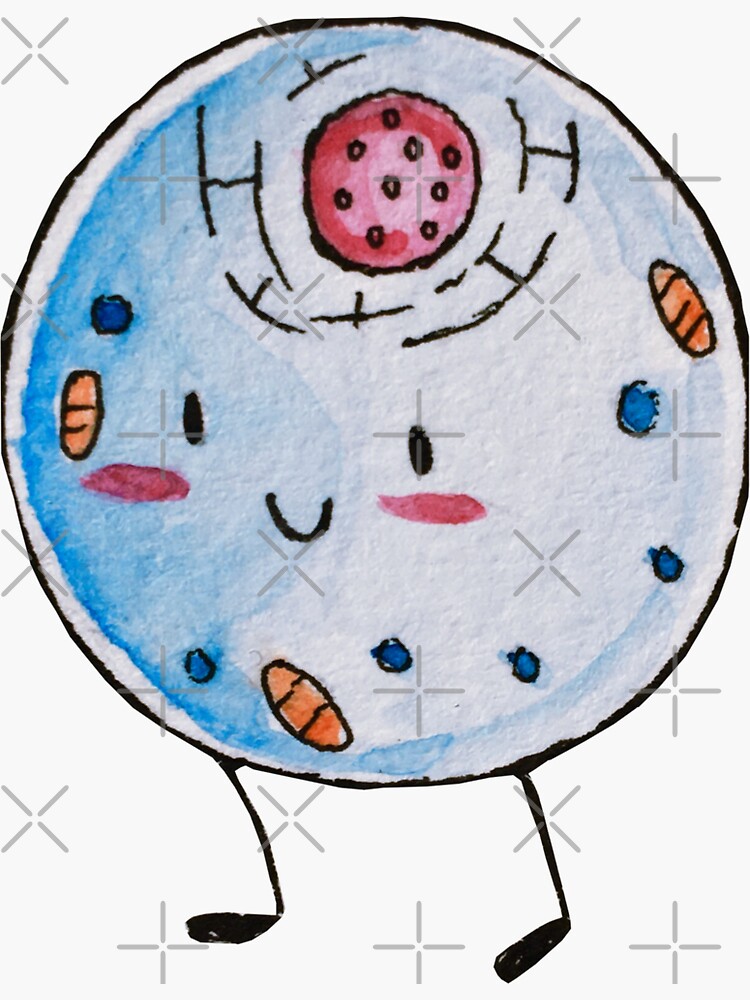 "Animal Cell" Sticker by RachScribbles | Redbubble