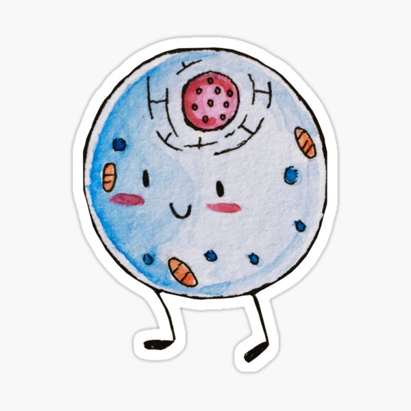 "Animal Cell" Sticker by RachScribbles | Redbubble