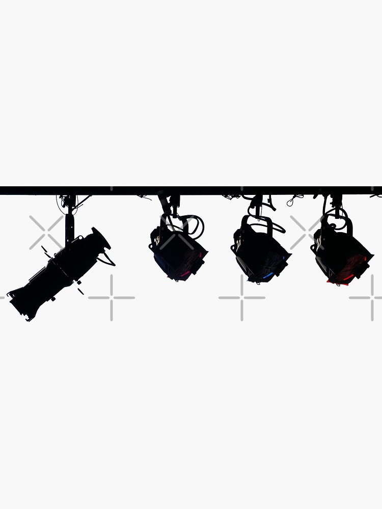 "Lighting Fixtures Hung From Bar" Sticker for Sale by edwah2004 | Redbubble