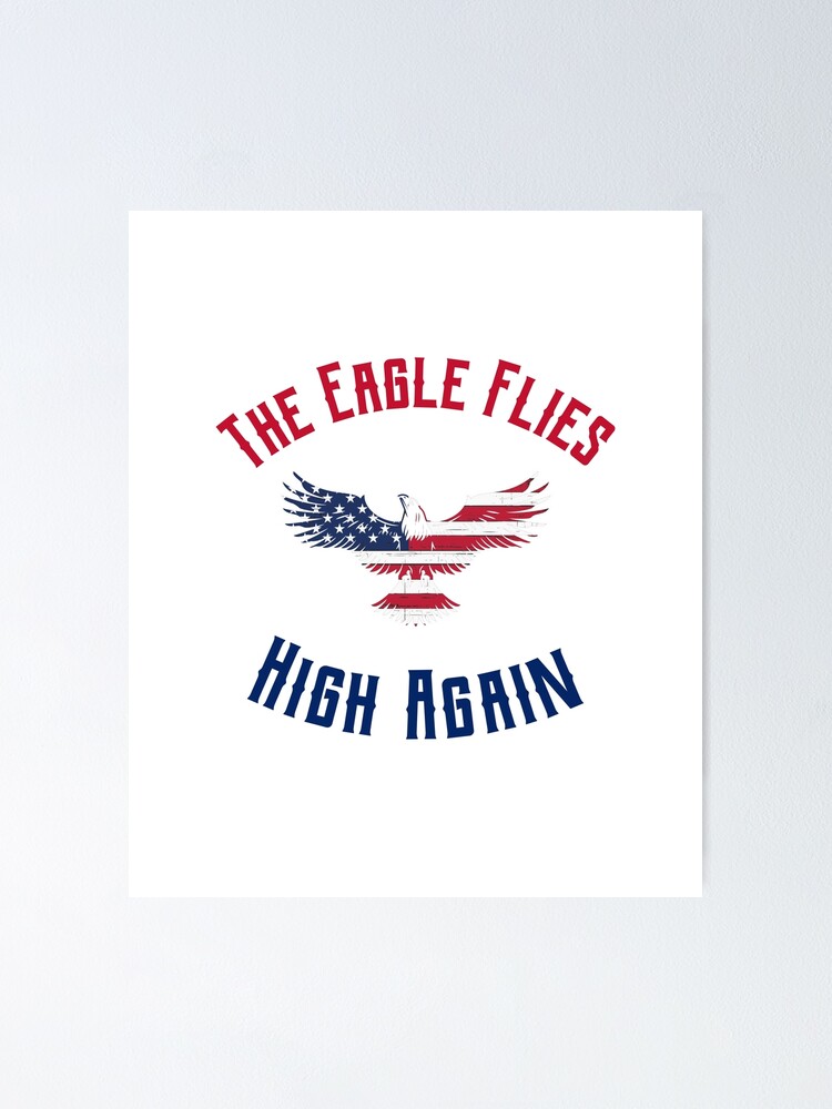 America Eagle Flies Again Wings Usa Flag 01 20 2021 White