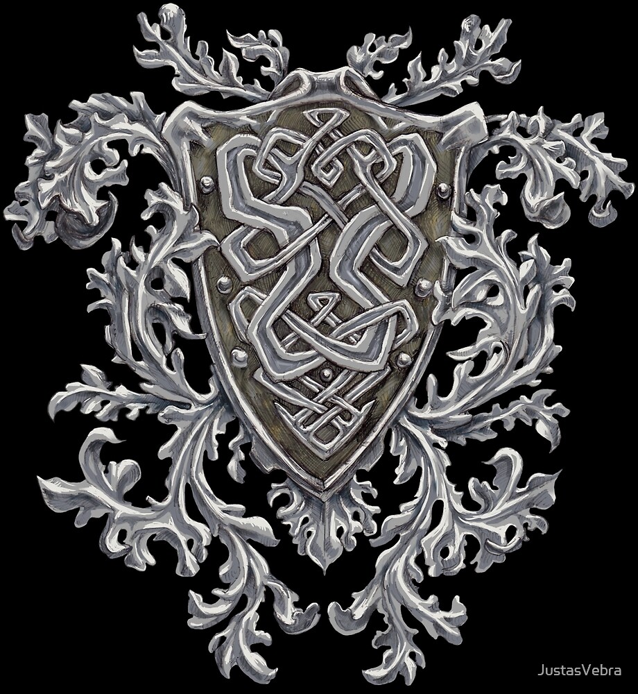 "Celtic Crest" by JustasVebra | Redbubble