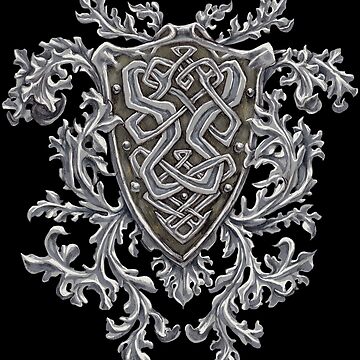 "Celtic Crest" Sticker for Sale by JustasVebra | Redbubble