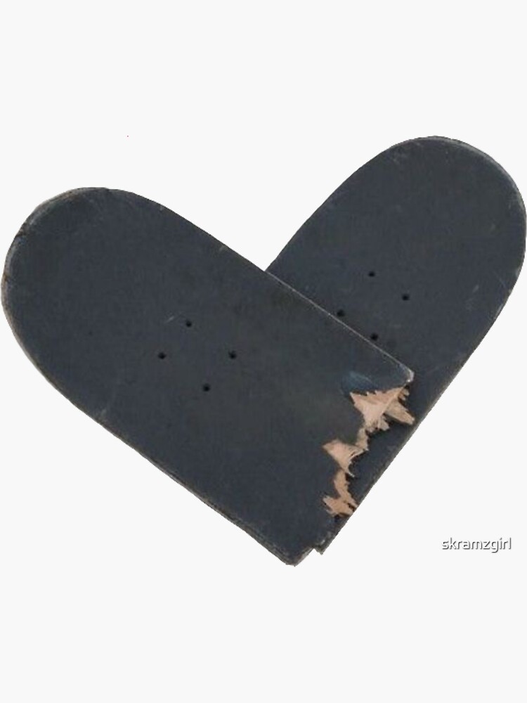 "skate heart" Sticker for Sale by skramzgirl | Redbubble