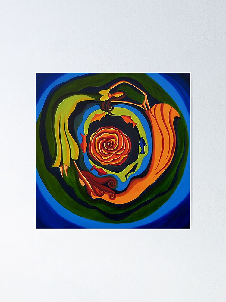 "original artwork showing cycle of life" Poster by Samina-Jose | Redbubble