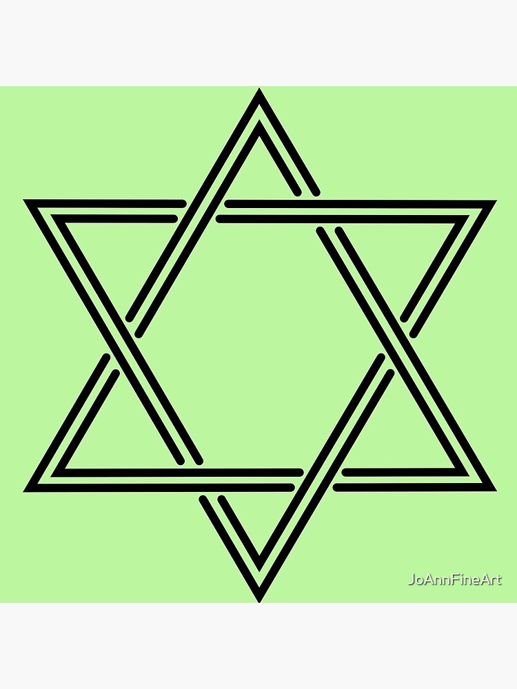 "Star made of two interlaced triangles" Framed Art Print by ...