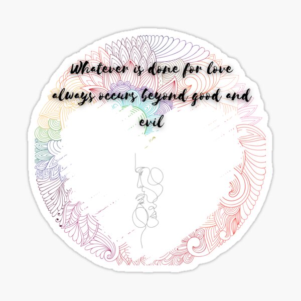" The good will always prevail" Sticker for Sale by MikeSt17 | Redbubble