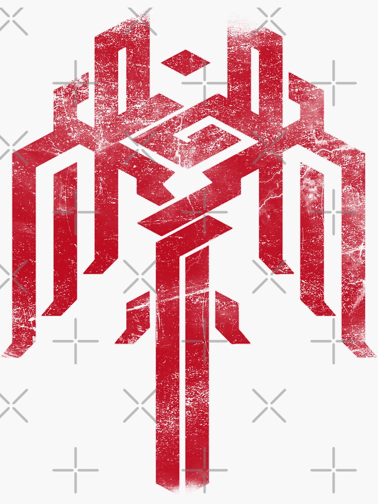 "Kirkwall Crest Red" Sticker for Sale by DRKNT | Redbubble