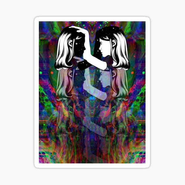 "Fade Out" Sticker by AbrorschachArt | Redbubble