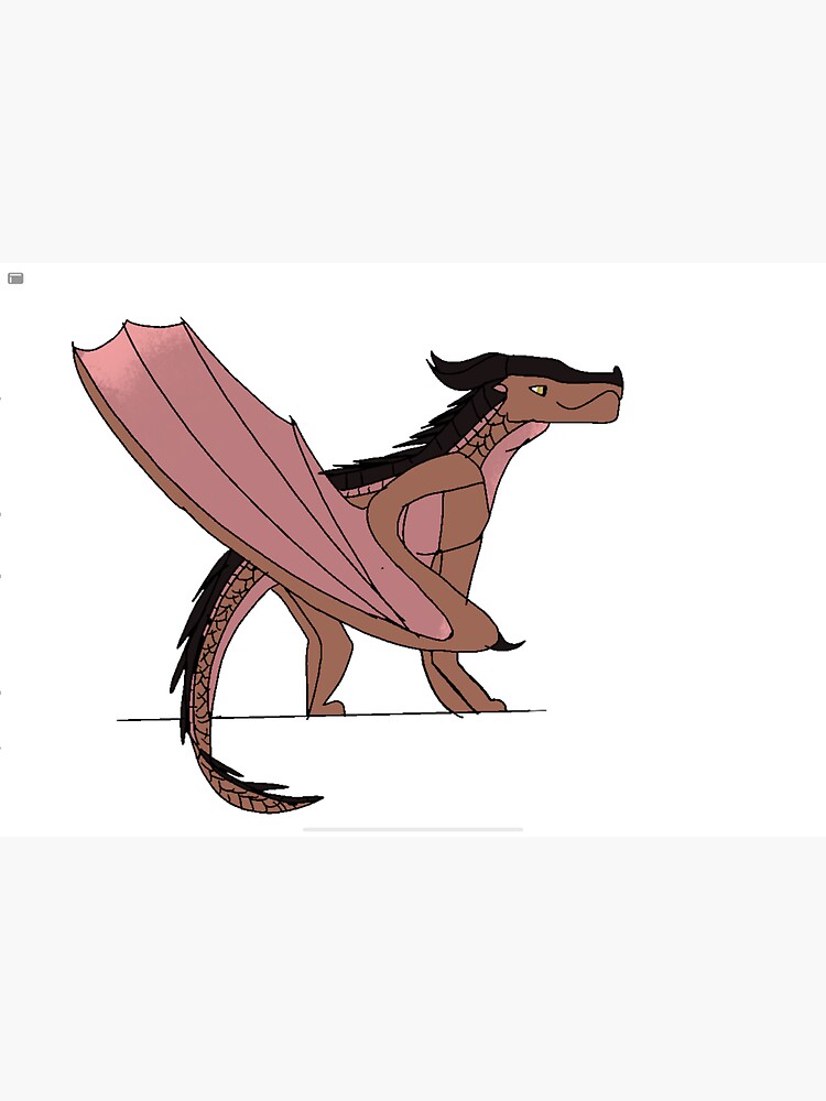 "Mudwing dragon ref" Sticker by Piesucks | Redbubble