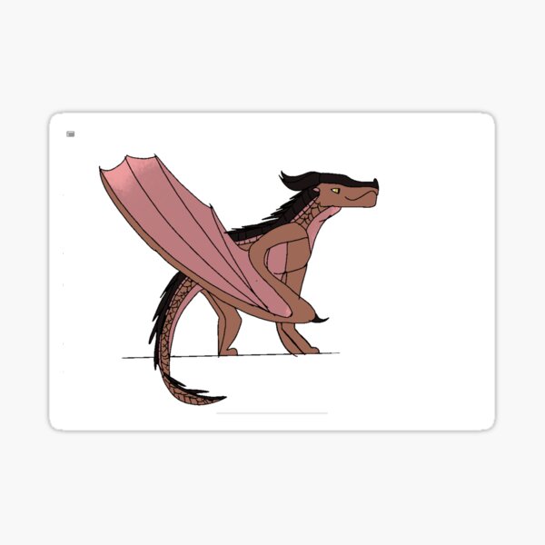 "Mudwing dragon ref" Sticker by Piesucks | Redbubble