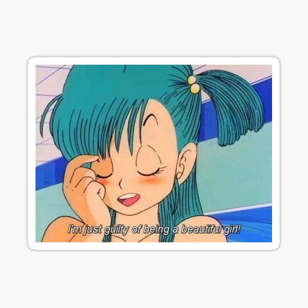 "Bulma Dragon Ball Z " Sticker for Sale by DrnDraw | Redbubble