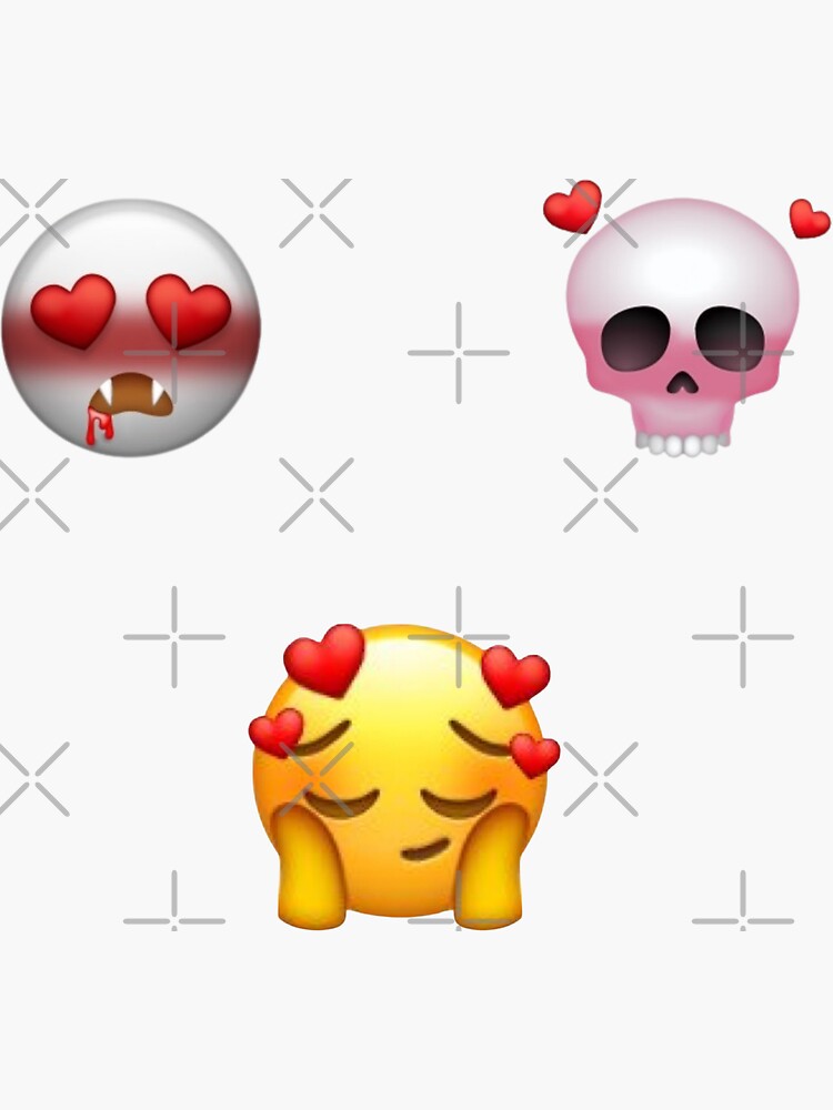 "Custom Emoji Stickers v2" Sticker for Sale by kenwaylights | Redbubble