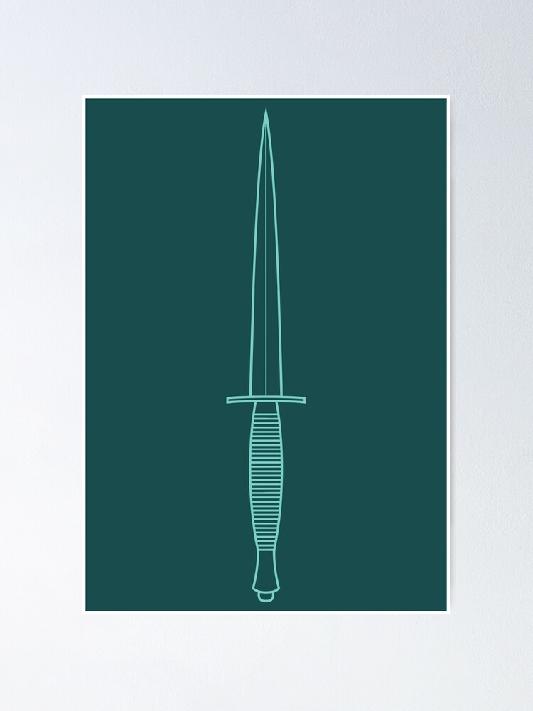 "Commando Dagger" Poster by LukeWomersley | Redbubble