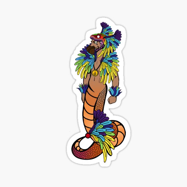 "Quetzalcoatl Aztec Deity" Sticker for Sale by JNYtree | Redbubble