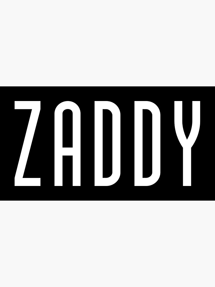 "Zaddy" Sticker for Sale by BlueyNoseDogs | Redbubble