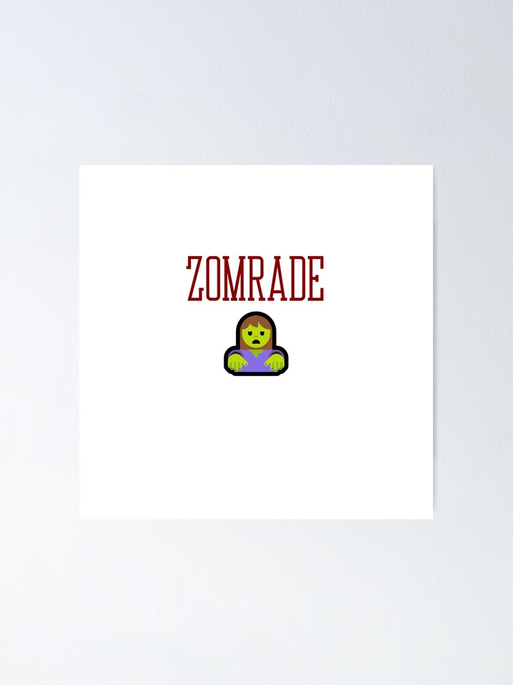 "Hololive Oshi - Zomrade" Poster by Comfy-Alligator | Redbubble