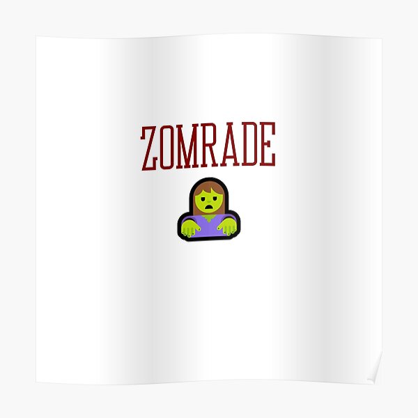 "Hololive Oshi - Zomrade" Poster by Comfy-Alligator | Redbubble