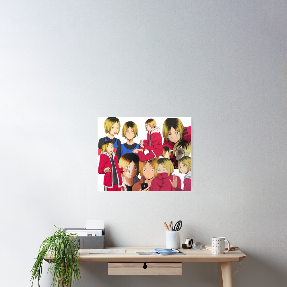 "haikyuu kenma collage" Poster by kawaii-customs | Redbubble