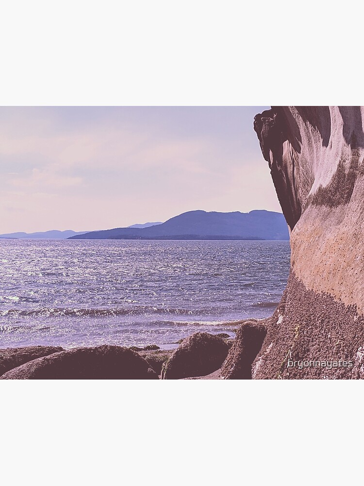 "Chuckanut Drive View of the San Juan Islands" Poster for Sale by ...