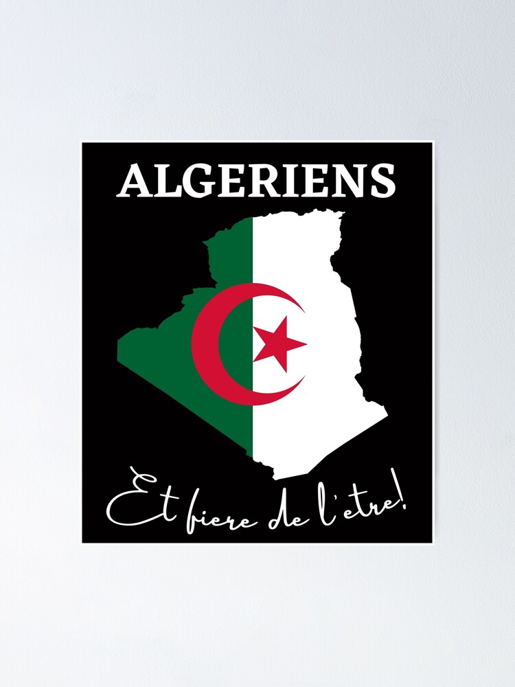 "Original "ALGERIA" card" Poster for Sale by alycayre | Redbubble
