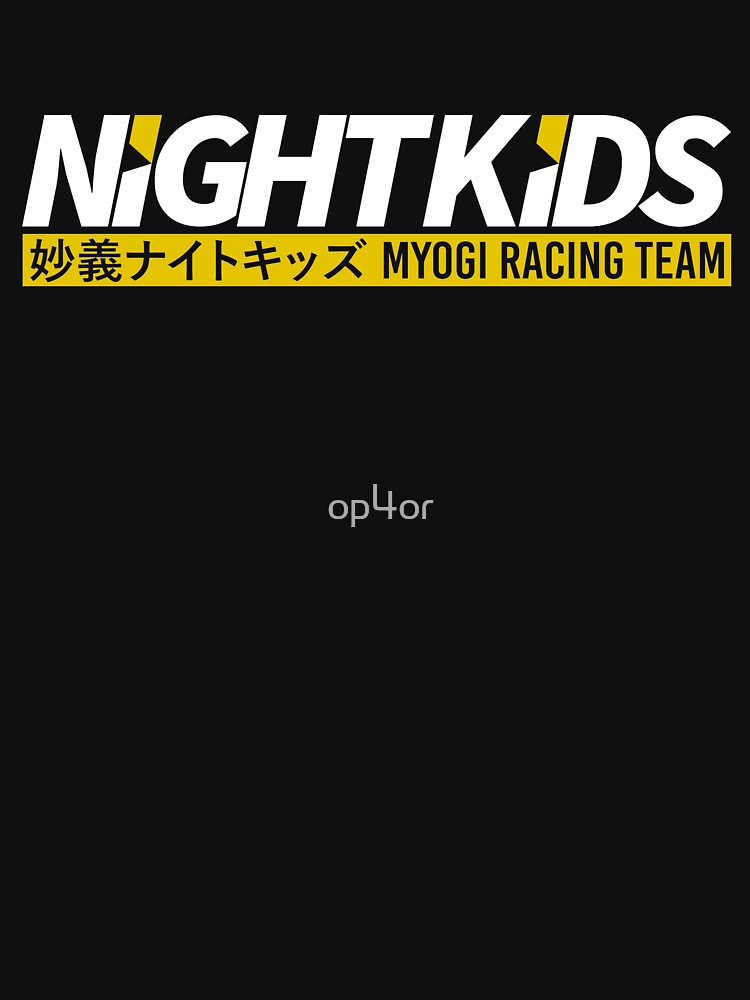 "Night Kids" T-shirt for Sale by op4or | Redbubble | initial d t-shirts ...