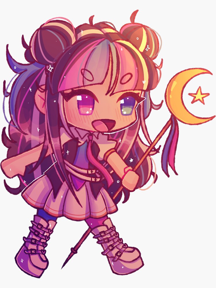 Pegatina «Magical Girl Ibuki - Chibi Ver.» de Ashteria | Redbubble