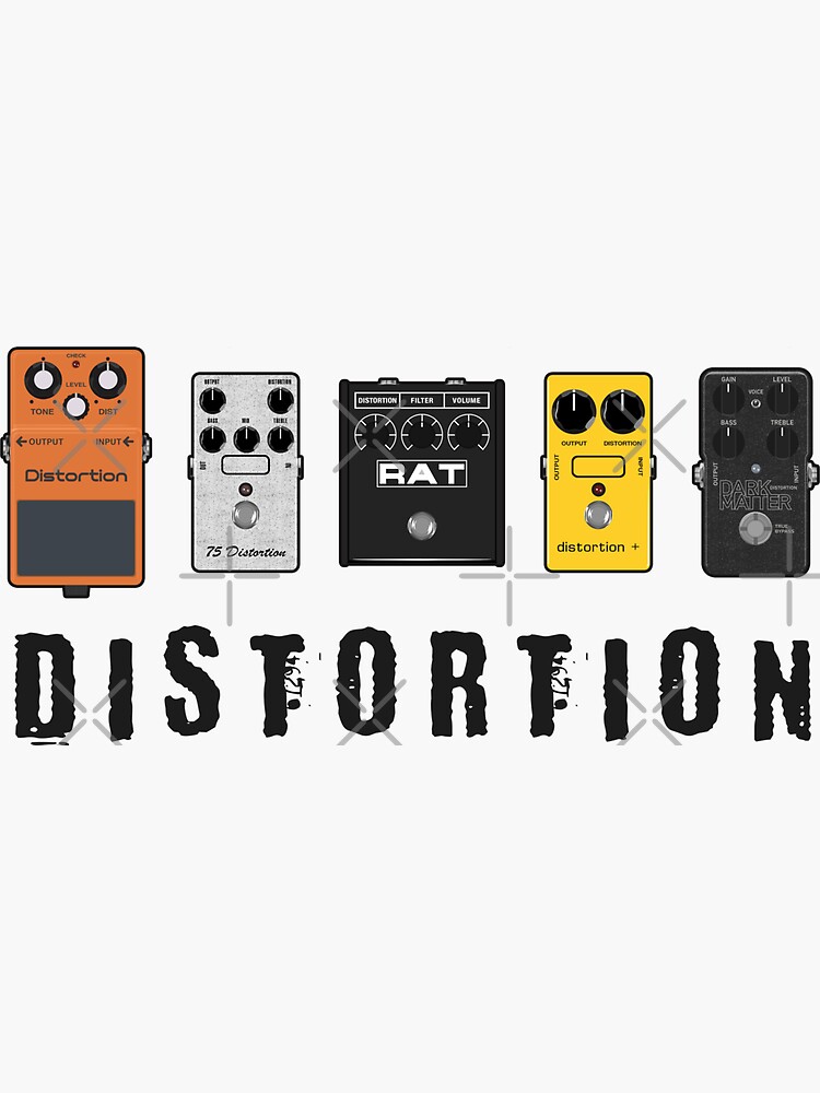 "Distortion" Sticker by kule-designs | Redbubble