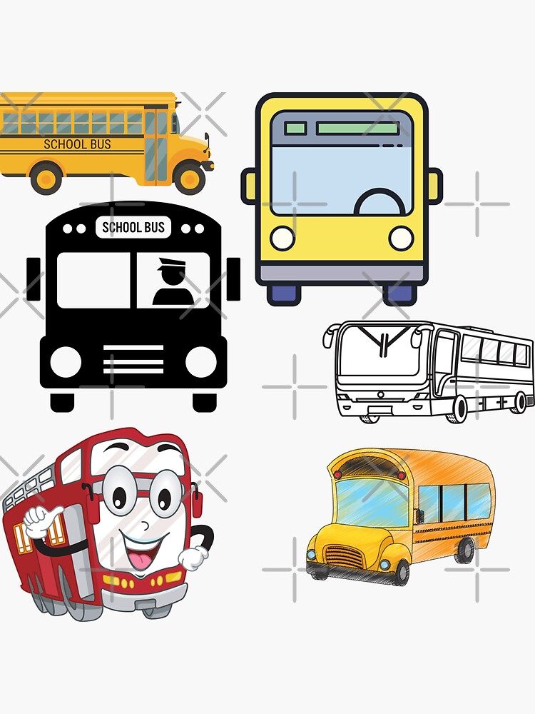 "School Bus Driver Stickers " Sticker for Sale by TOP-DESIGN4U | Redbubble