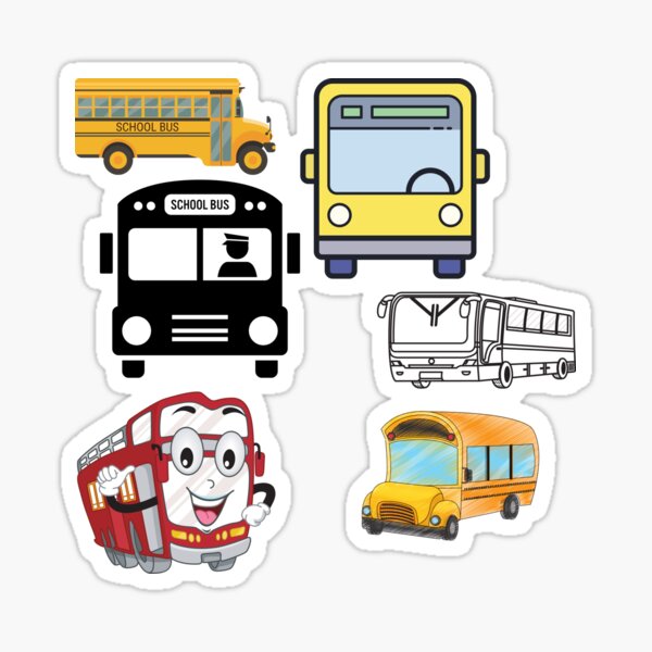 "School Bus Driver Stickers " Sticker for Sale by TOP-DESIGN4U | Redbubble