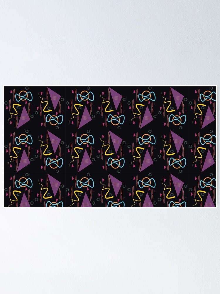 "90s Arcade Carpet" Poster for Sale by HotForestFruit | Redbubble