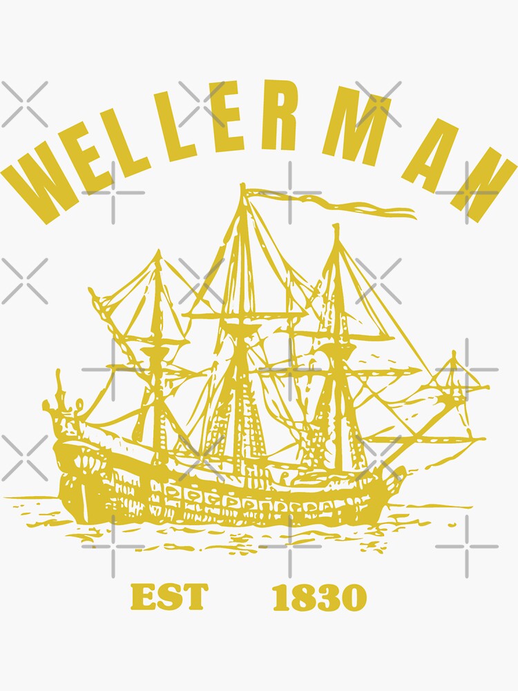 "Sea shanty wellerman" Sticker for Sale by GulQari | Redbubble