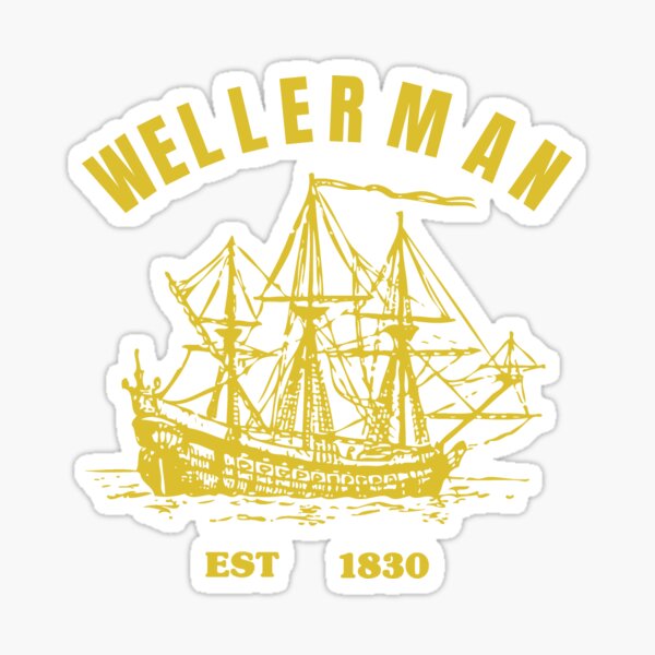"Sea shanty wellerman" Sticker for Sale by GulQari | Redbubble