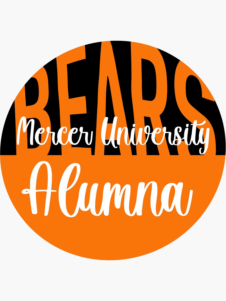 "Mercer University Alumna" Sticker for Sale by pumpkinpatch212 | Redbubble