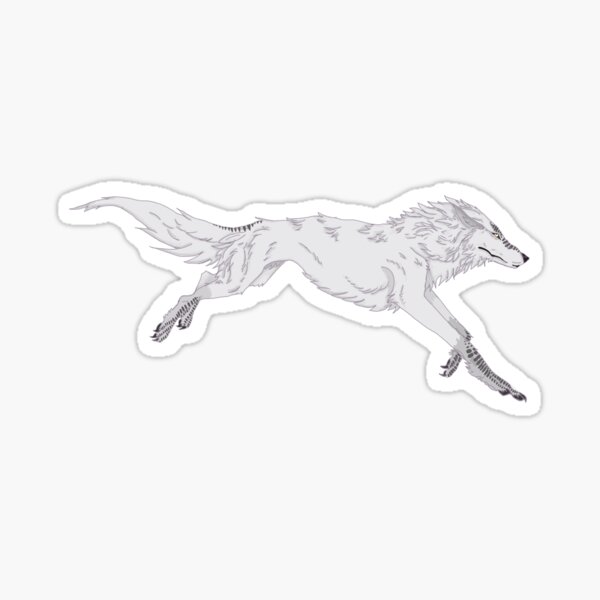 "Loth Wolf" Sticker for Sale by maddyspindler | Redbubble