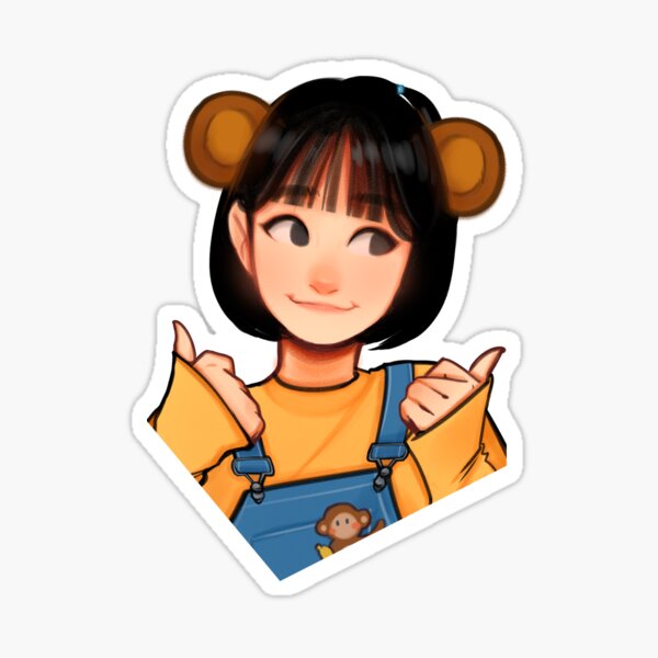 "Binnie" Sticker by AmostheFanboy15 | Redbubble