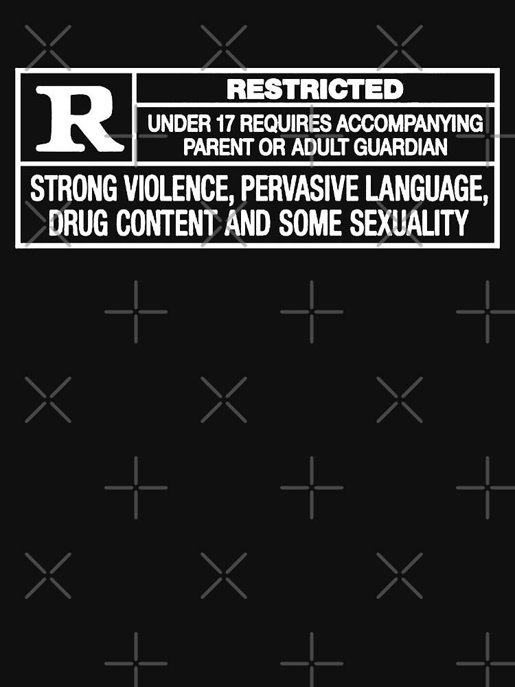 "Rated R" T-shirt for Sale by PKHalford | Redbubble | rated r t-shirts ...