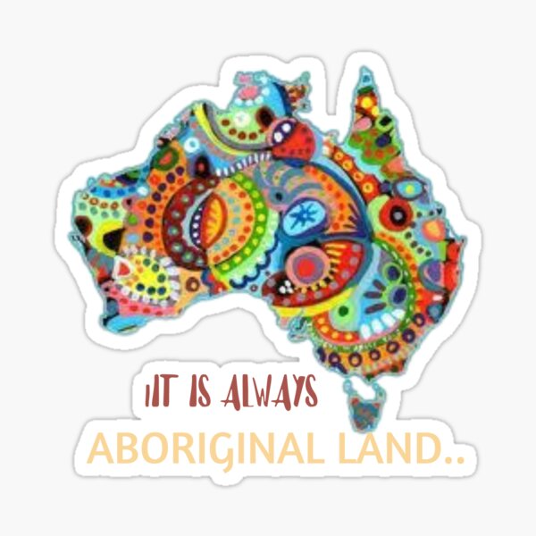 "Australian Aboriginal Art Land Essential Australian Day " Sticker for ...