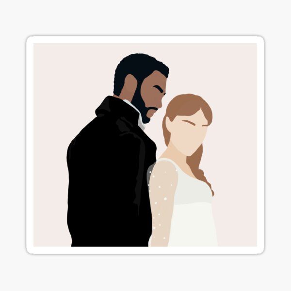 "Bridgeton - Duke and Daphne " Sticker for Sale by Holly-Rose-Art ...