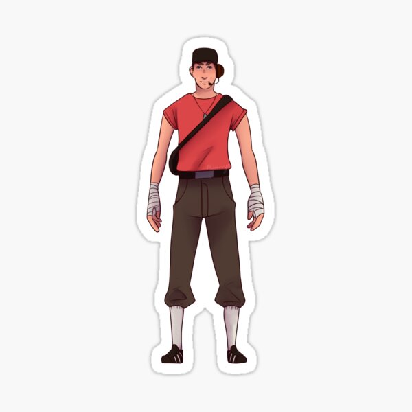 "a-pose scout! team fortress 2 sticker" Sticker for Sale by aloberry ...