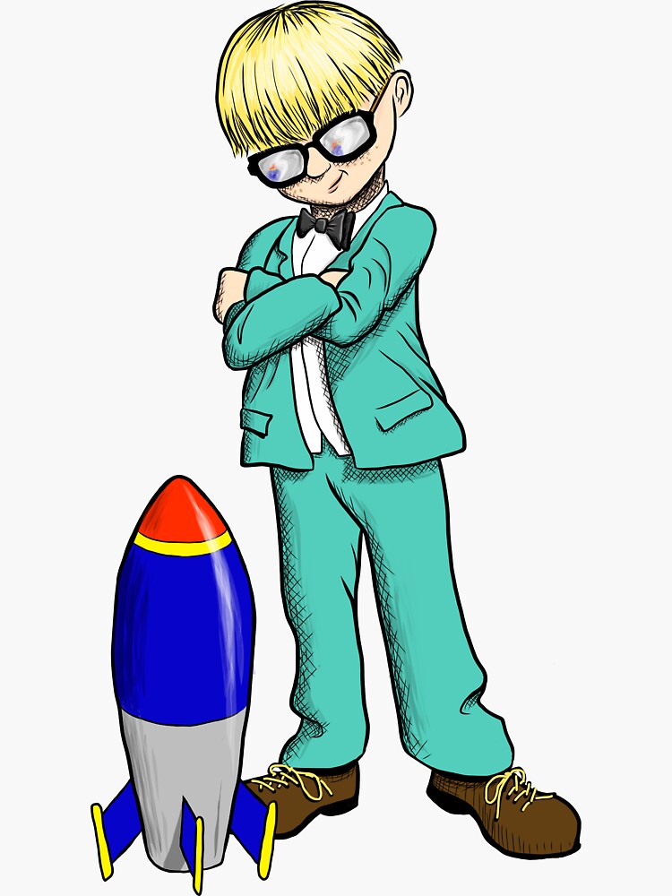 "Jeff from Earthbound in Comic Book Style" Sticker for Sale by ...