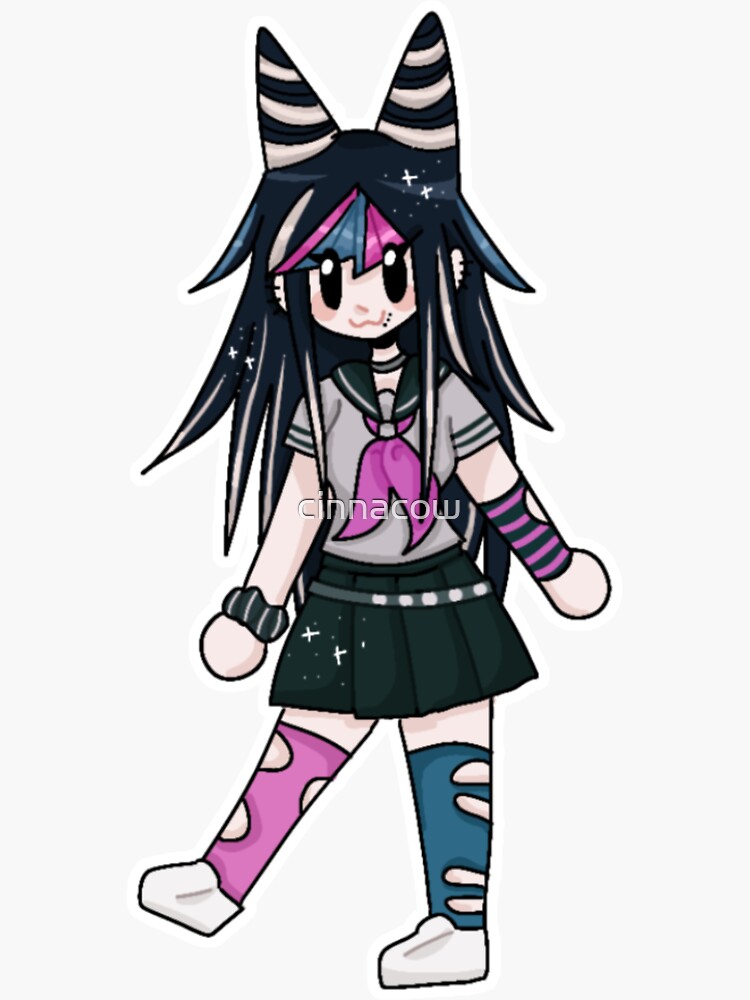 "danganronpa chibi ibuki mioda" Sticker for Sale by cinnacow | Redbubble