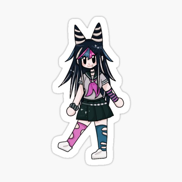 "danganronpa chibi ibuki mioda" Sticker for Sale by cinnacow | Redbubble