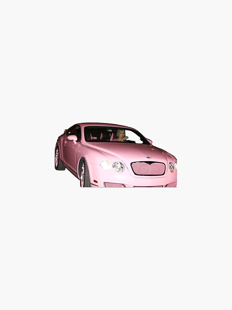 "pink 2000s iconic car " Sticker by hannahhamo | Redbubble