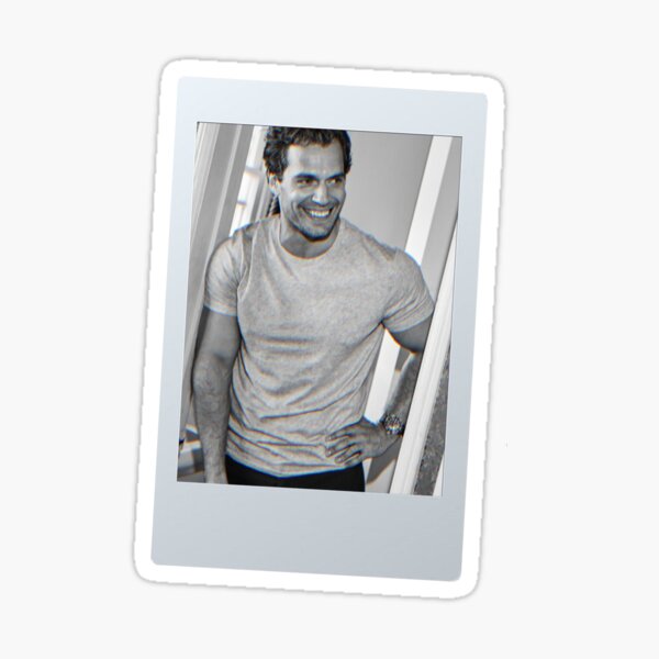 "henry cavill • polaroid" Sticker by acmmoral | Redbubble