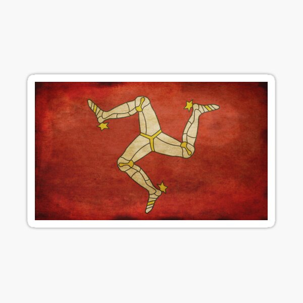 "Isle of man flag" Sticker for Sale by Kowalski71 | Redbubble