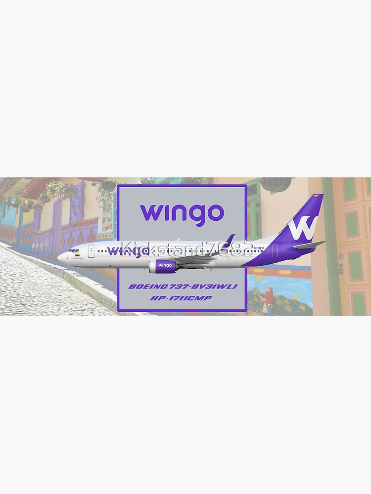 "Wingo Boeing 737-800 Poster" Postcard for Sale by Kickstand7682 ...