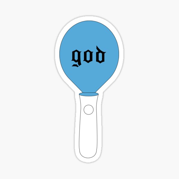 "GOD lightstick" Sticker for Sale by SooSuntastic | Redbubble