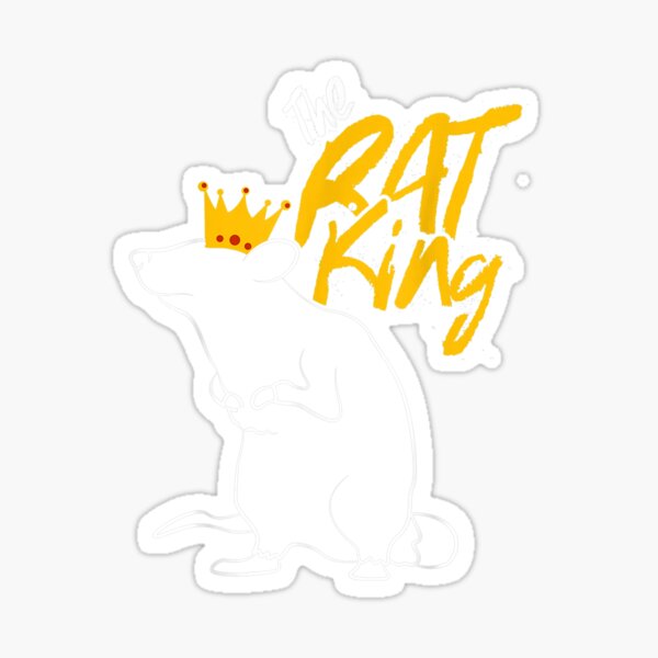 "The Rat King" Sticker for Sale by CareyHauck | Redbubble
