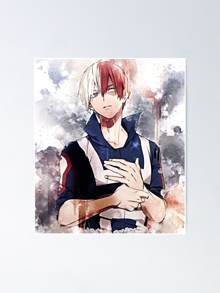"Shoto Todoroki" Poster by napunyastudio | Redbubble