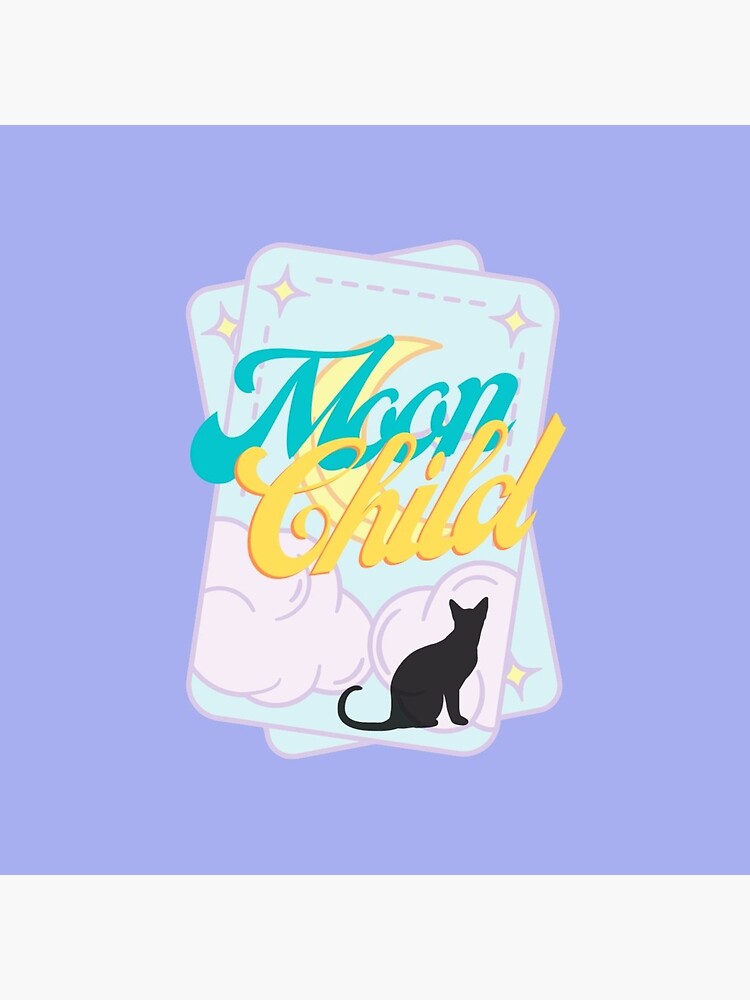 "Moon Child" Sticker for Sale by RetroBits64 | Redbubble